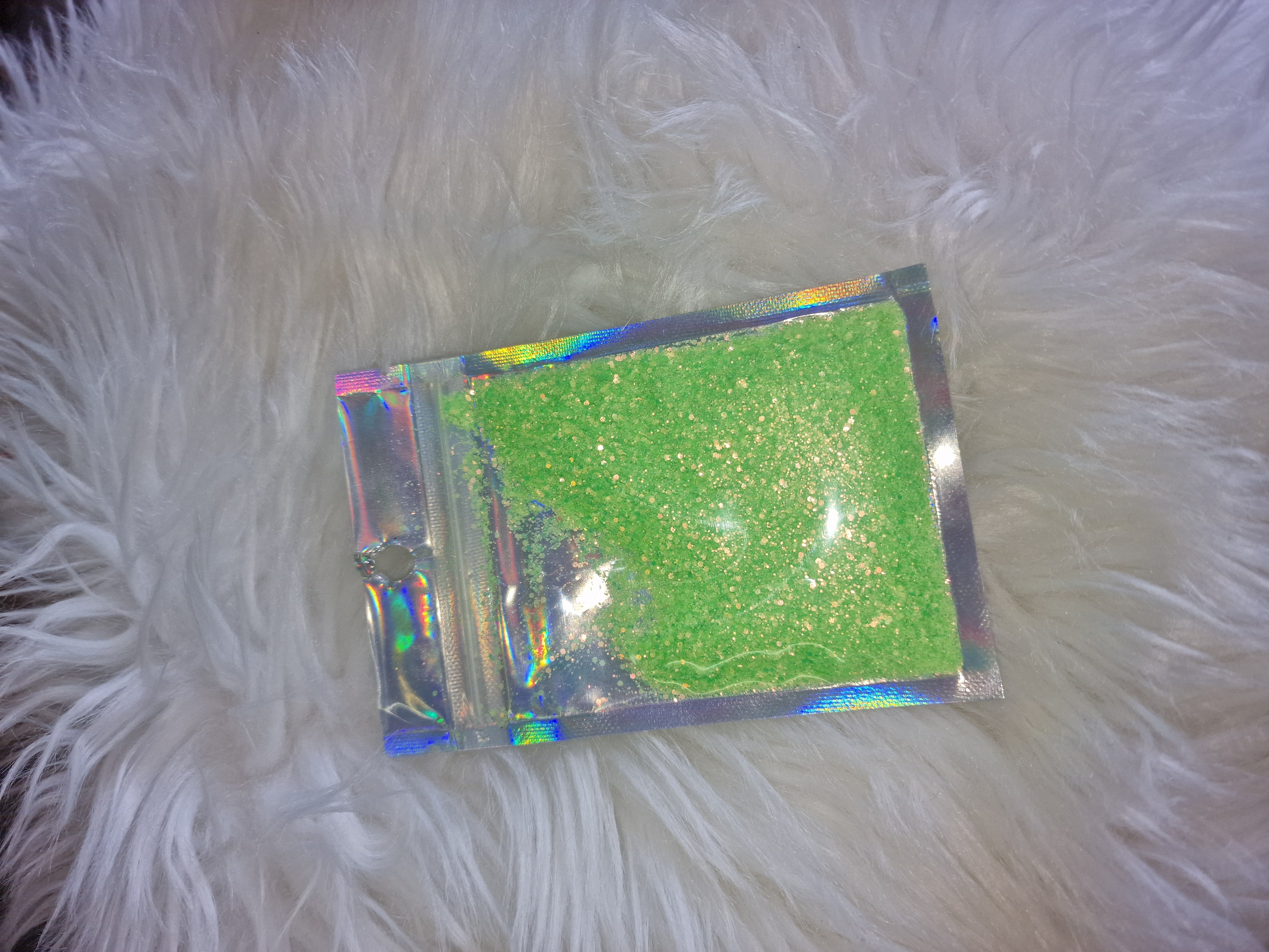 Toxic waste mini chunky glow glitter – Jam Pot Glitter Co