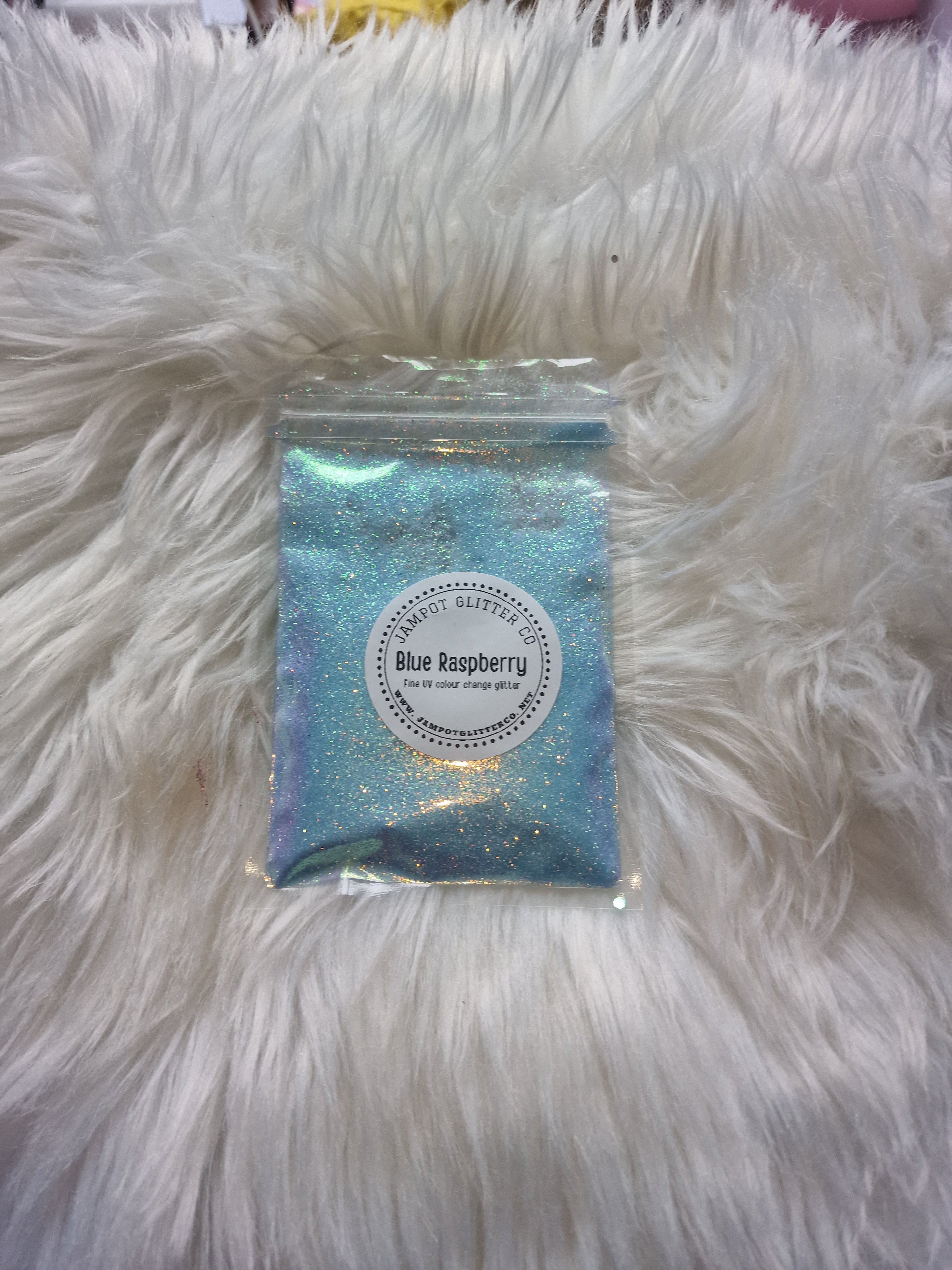 Blue raspberry Uv colour change fine glitter – Jam Pot Glitter Co